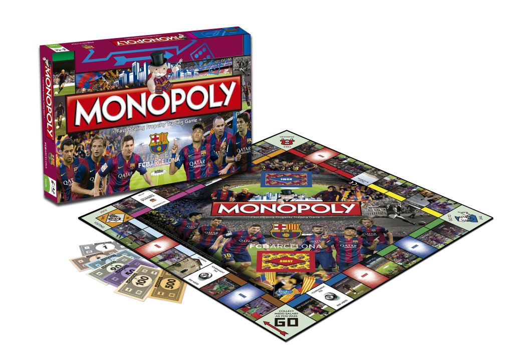 Gra „Monopoly FC Barcelona” - RynekZabawek.pl