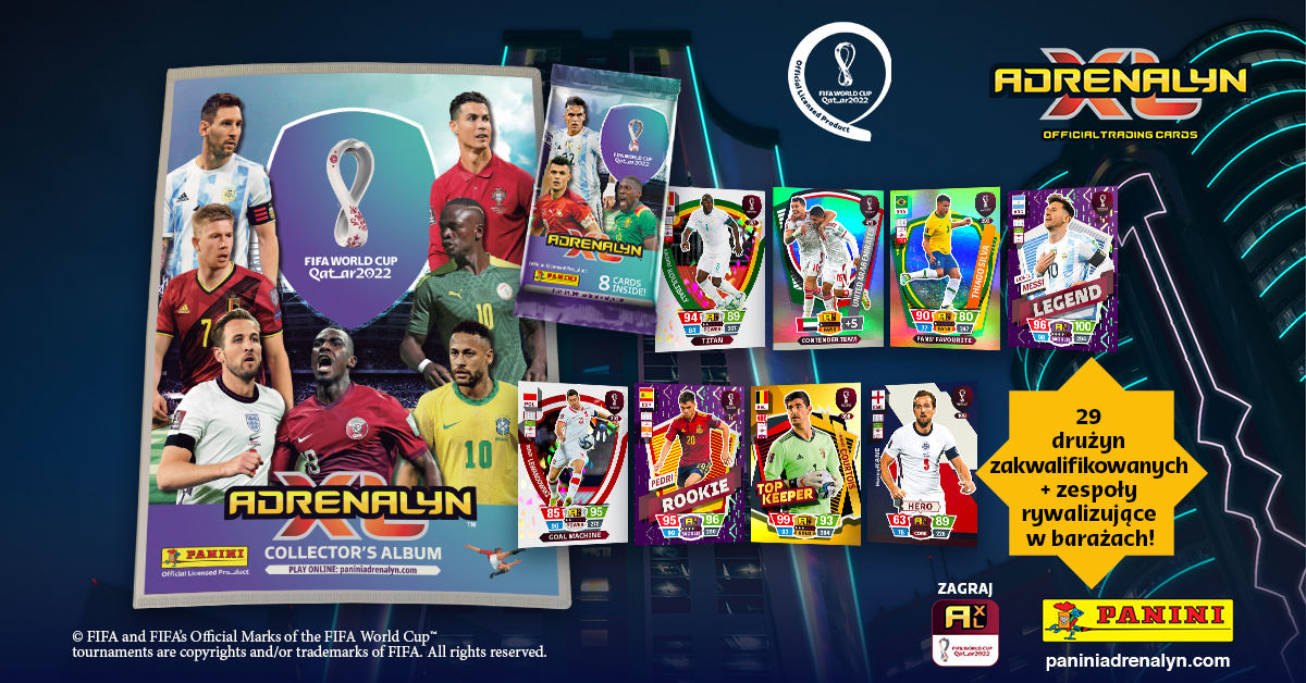 Panini przedstawia oficjalną kolekcję kart FIFA World Cup Qatar 2022 ...